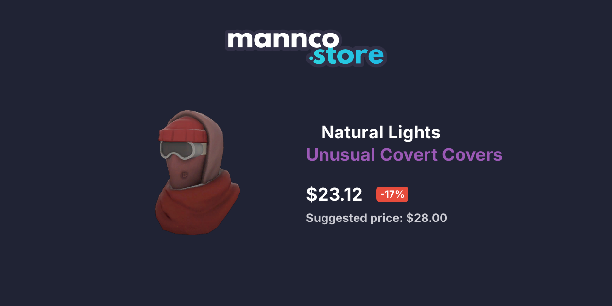 Natural Lights Unusual Covert Covers | Mannco.store