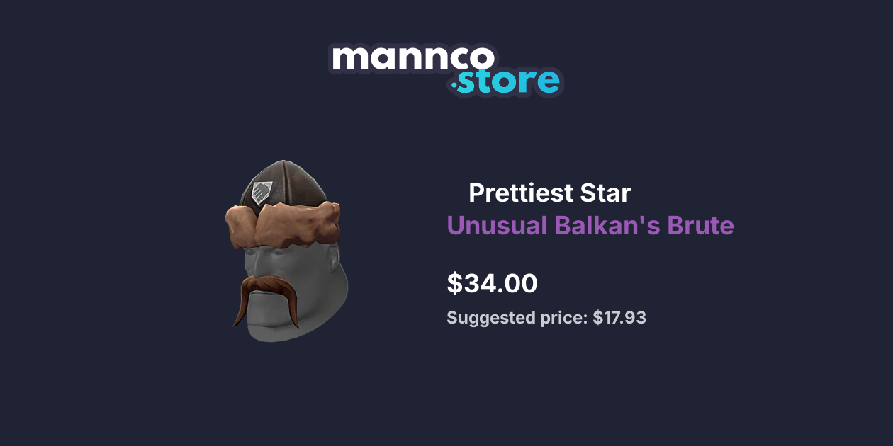 Prettiest Star Unusual Balkan s Brute | Mannco.store
