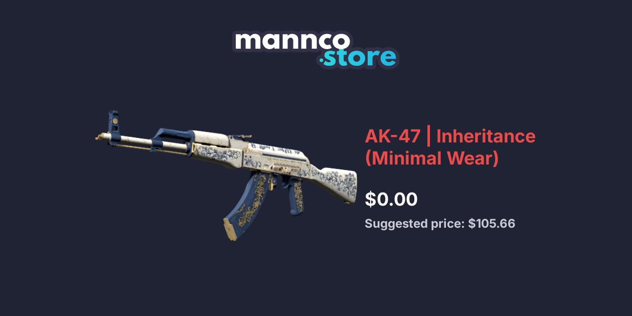 AK-47 | Inheritance (Minimal Wear) | Mannco.store