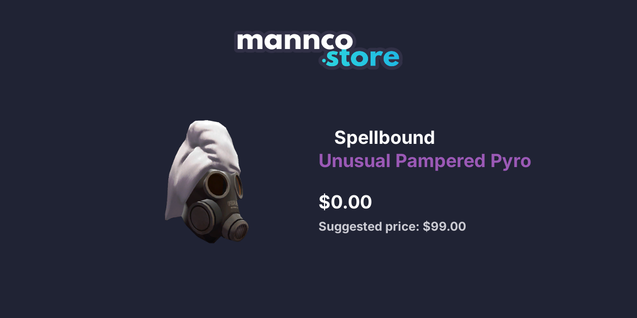 Spellbound Unusual Pampered Pyro | Mannco.store