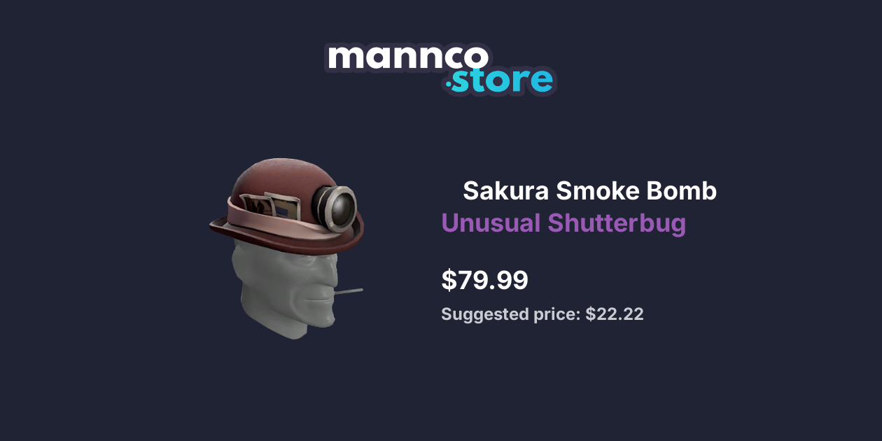 Sakura Smoke Bomb Unusual Shutterbug | Mannco.store