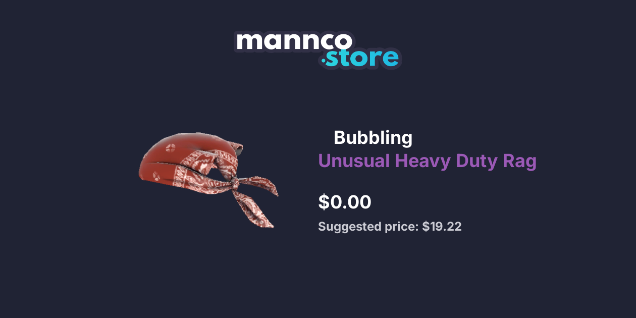 Bubbling Unusual Heavy Duty Rag | Mannco.store
