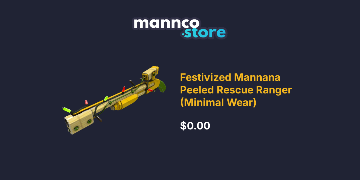 Festivized Mannana Peeled Rescue Ranger (Minimal Wear) | Mannco.store