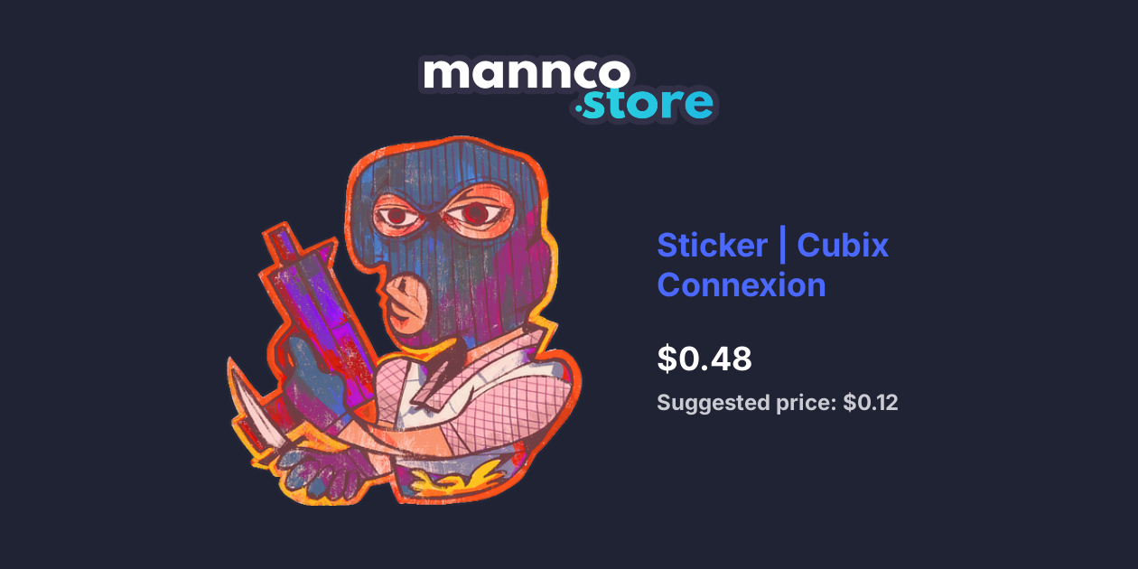 Sticker | Cubix Connexion | Mannco.store