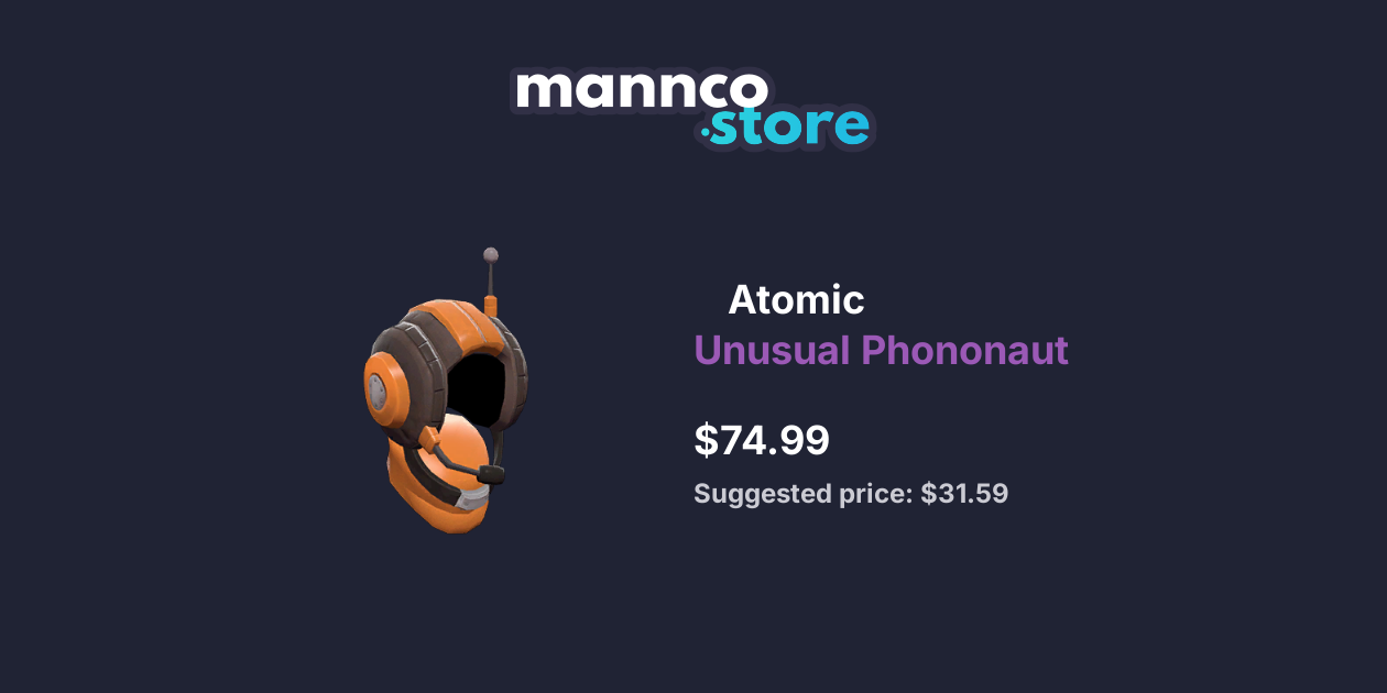 Atomic Unusual Phononaut | Mannco.store