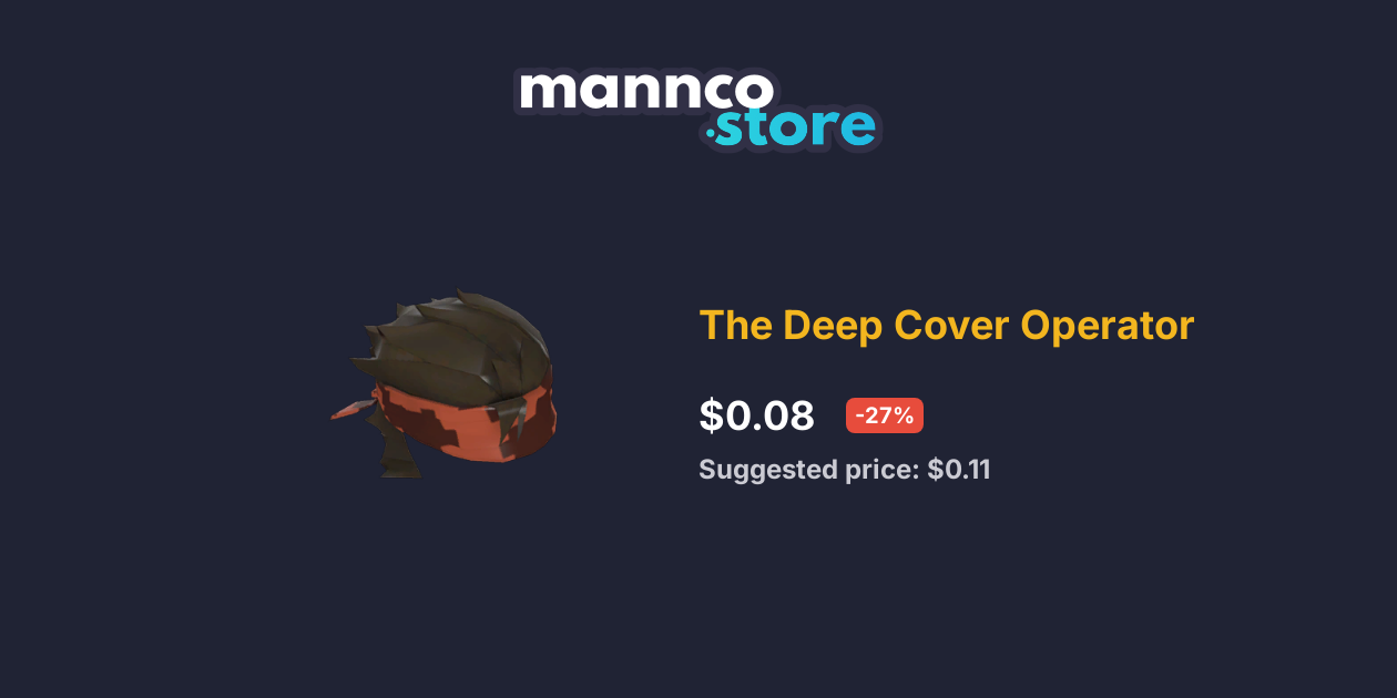 The Deep Cover Operator | Mannco.store