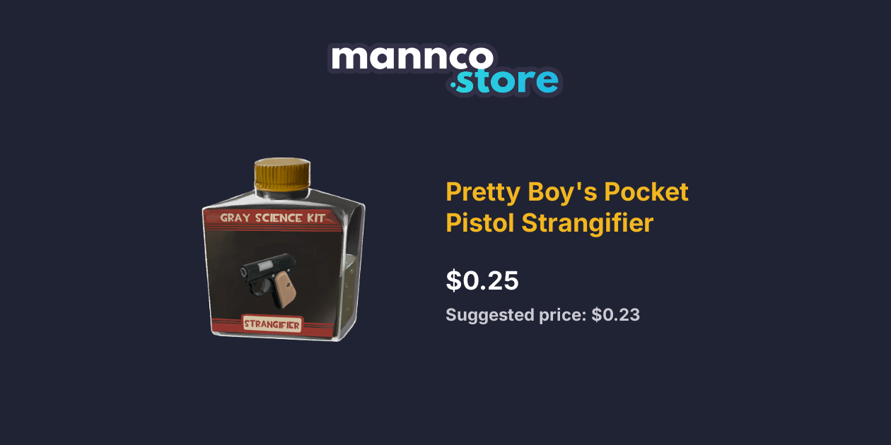 Pretty Boy s Pocket Pistol Strangifier | Mannco.store