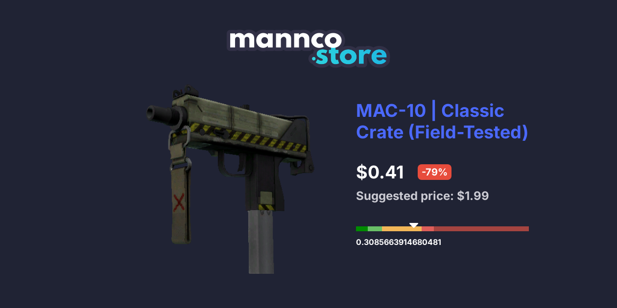 MAC-10 | Classic Crate (Field-Tested) | Mannco.Store