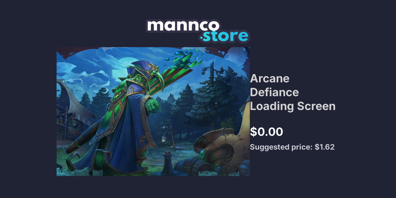 Arcane Defiance Loading Screen | Mannco.store