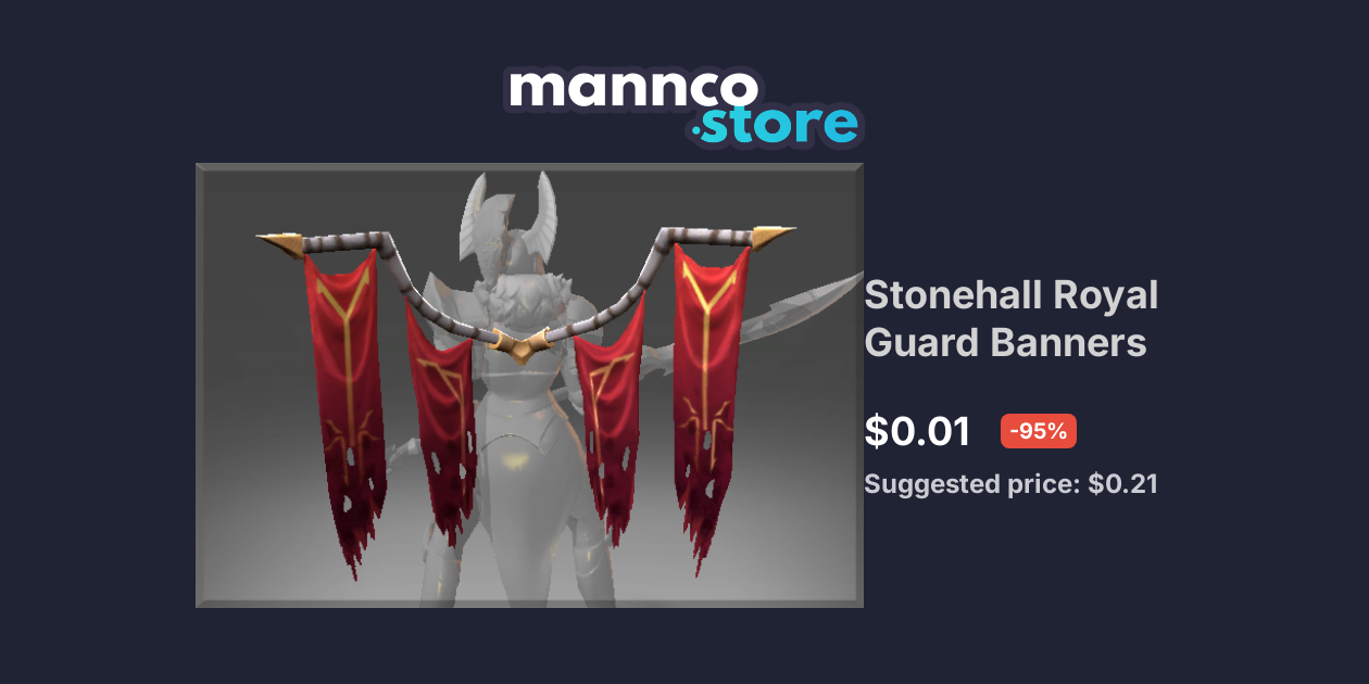 Stonehall Royal Guard Banners | Mannco.store