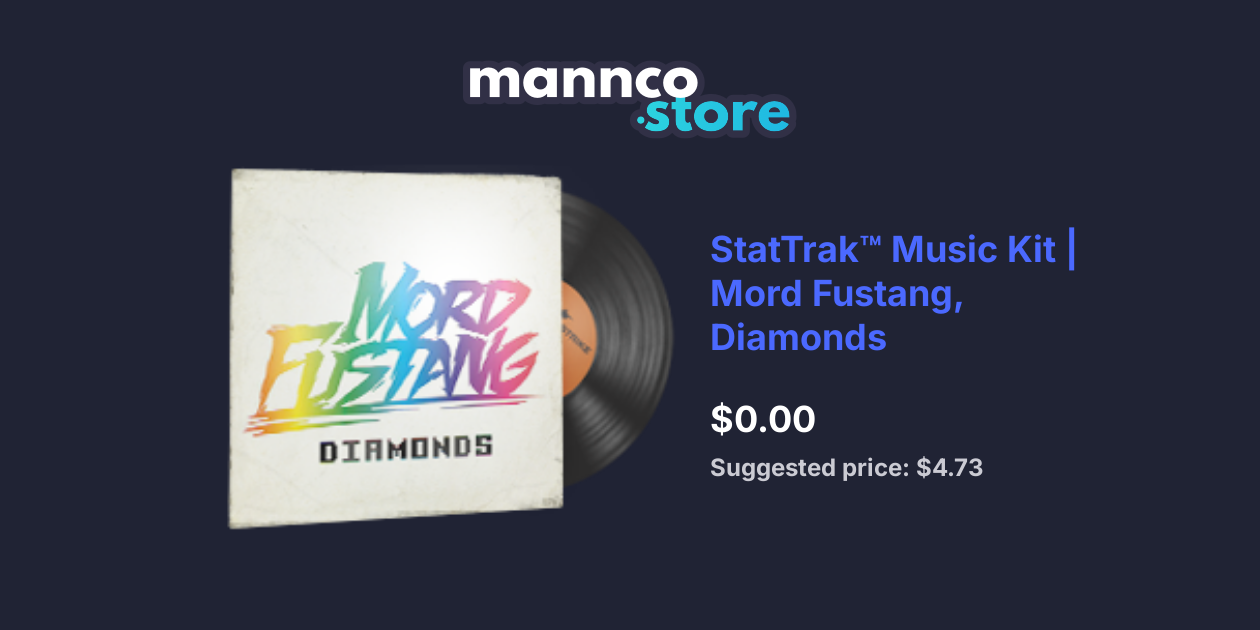 StatTrak™ Music Kit | Mord Fustang, Diamonds | Mannco.store