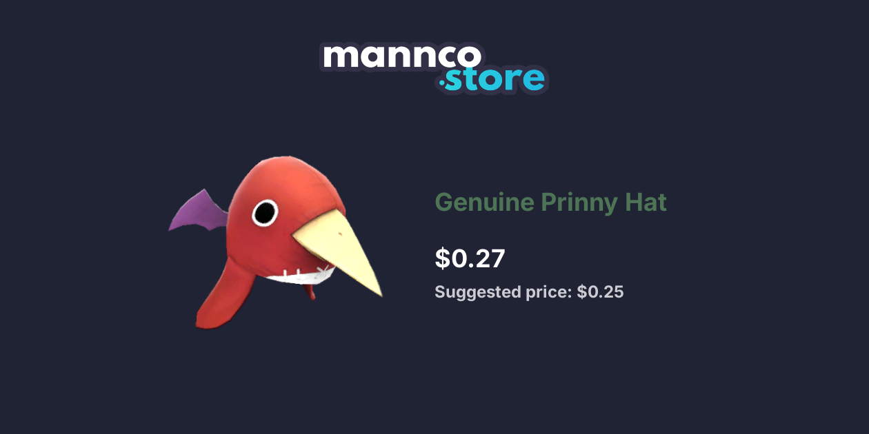 Genuine Prinny Hat | Mannco.store