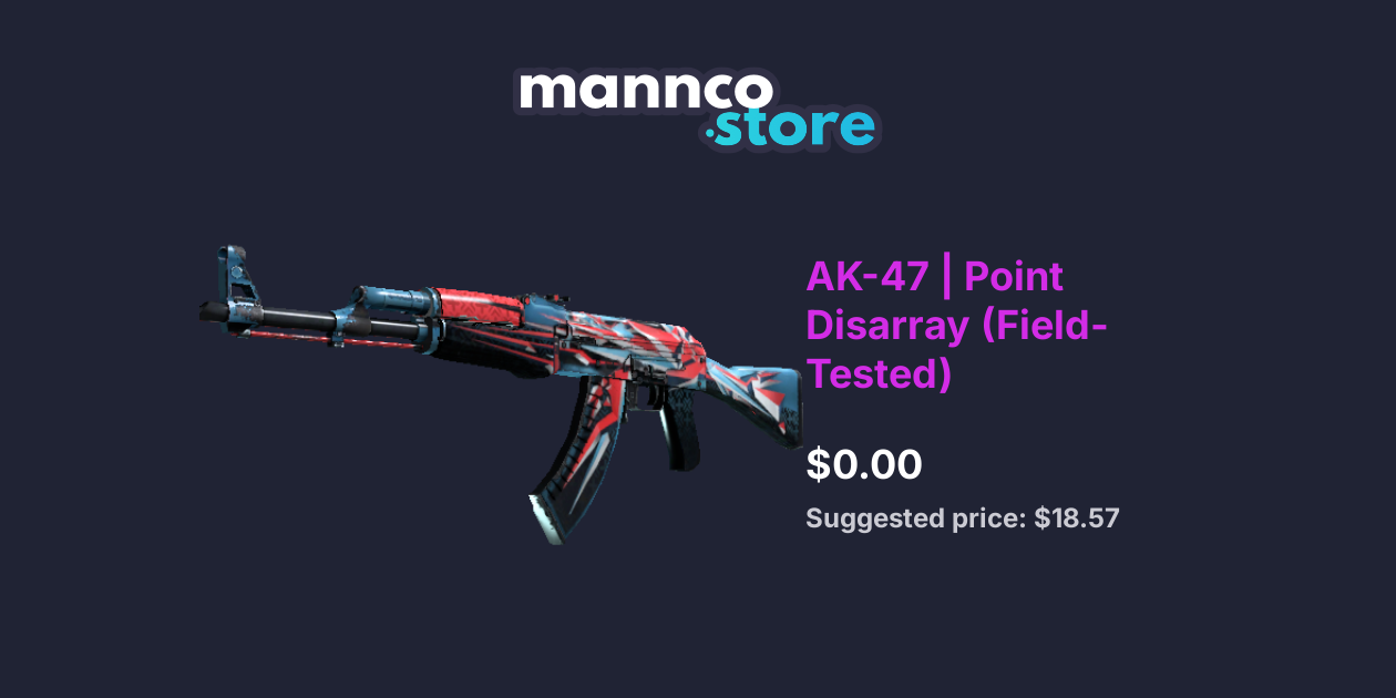 AK-47 | Point Disarray (Field-Tested) | Mannco.Store