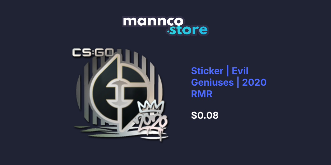 Sticker | Evil Geniuses | 2020 RMR | Mannco.store