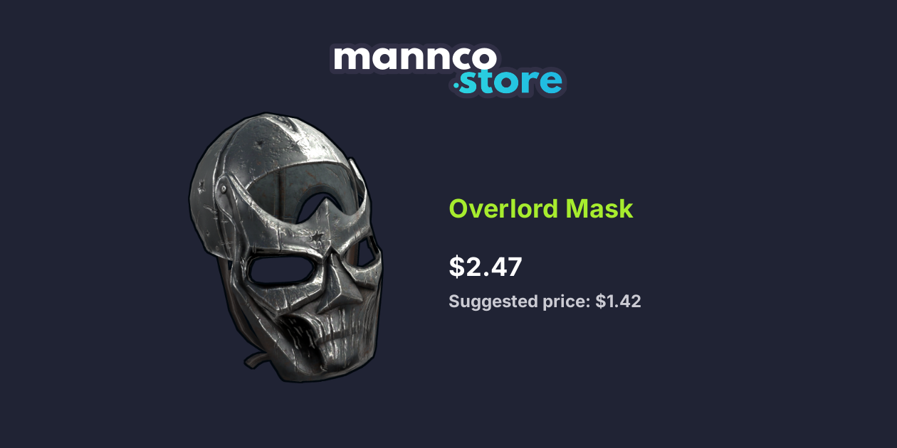 Overlord Mask | Mannco.store