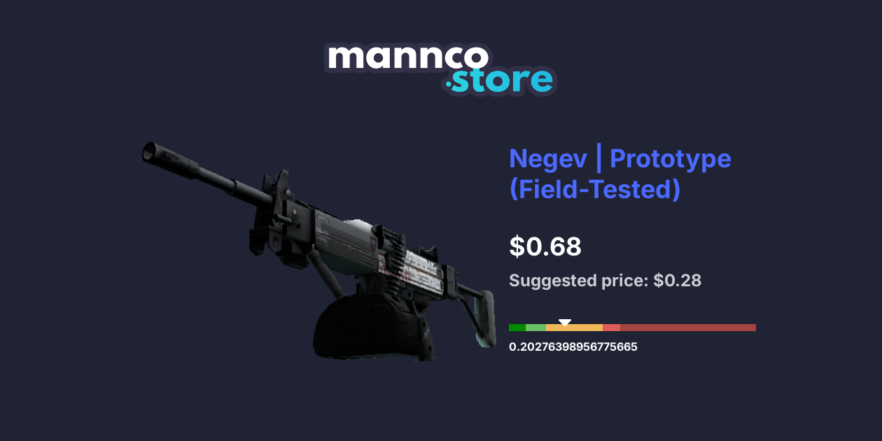 Negev | Prototype (Field-Tested) | Mannco.store