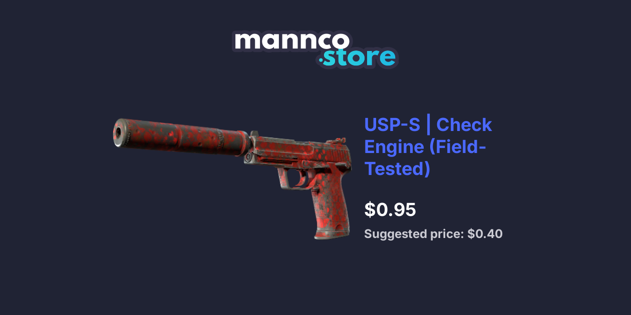 USP-S | Check Engine (Field-Tested) | Mannco.store