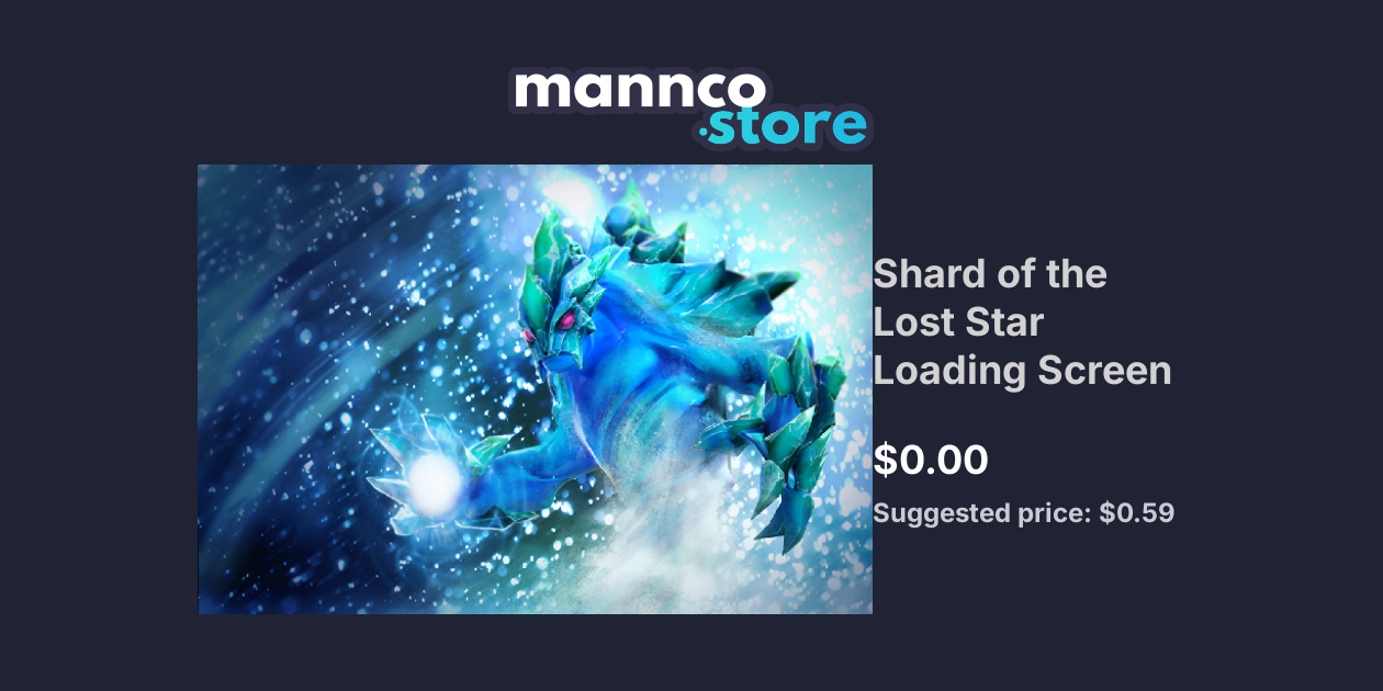 Shard of the Lost Star Loading Screen | Mannco.store