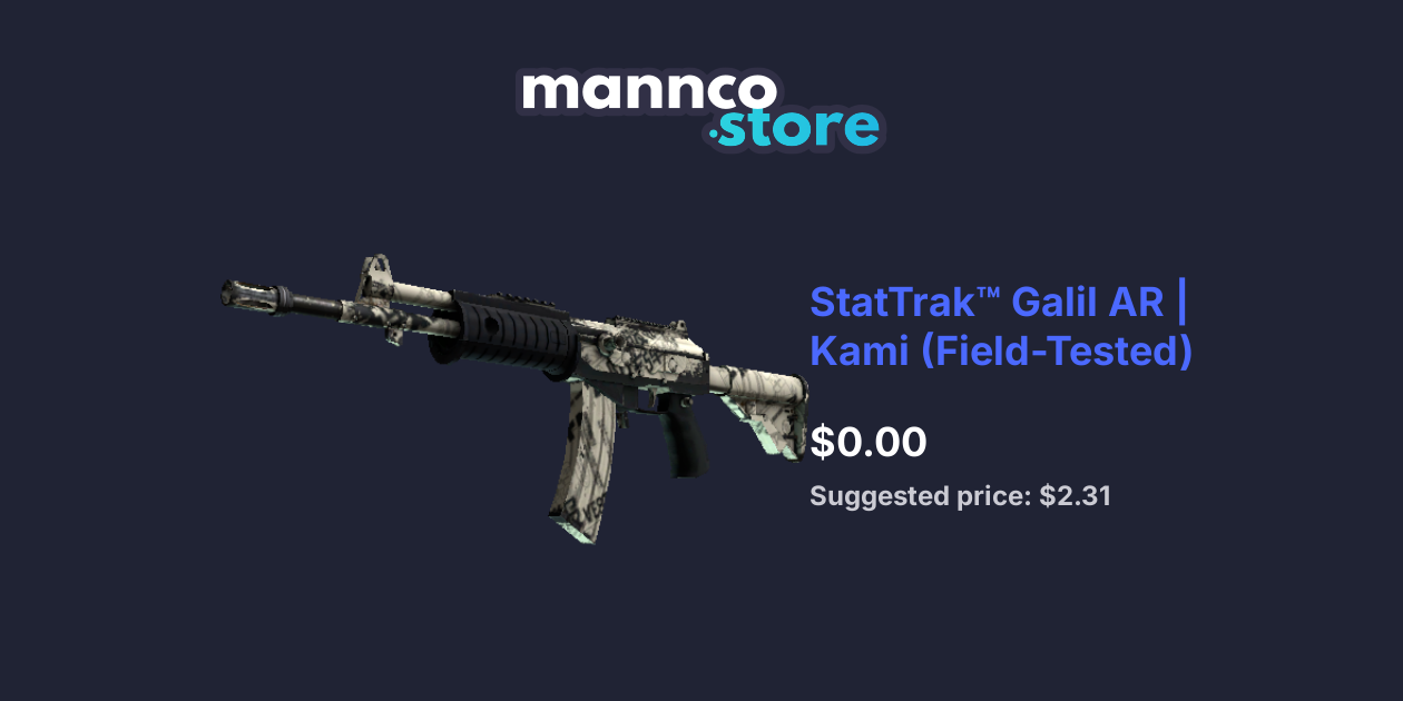 StatTrak™ Galil AR | Kami (Field-Tested) | Mannco.store