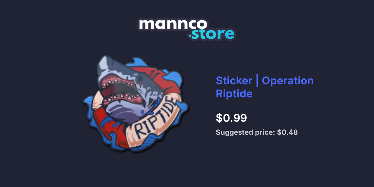 Sticker | Operation Riptide | Mannco.store
