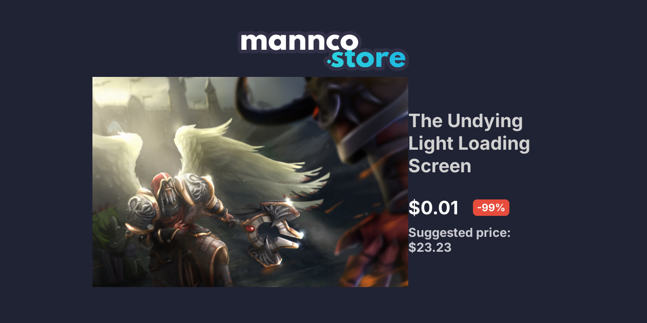 The Undying Light Loading Screen | Mannco.store