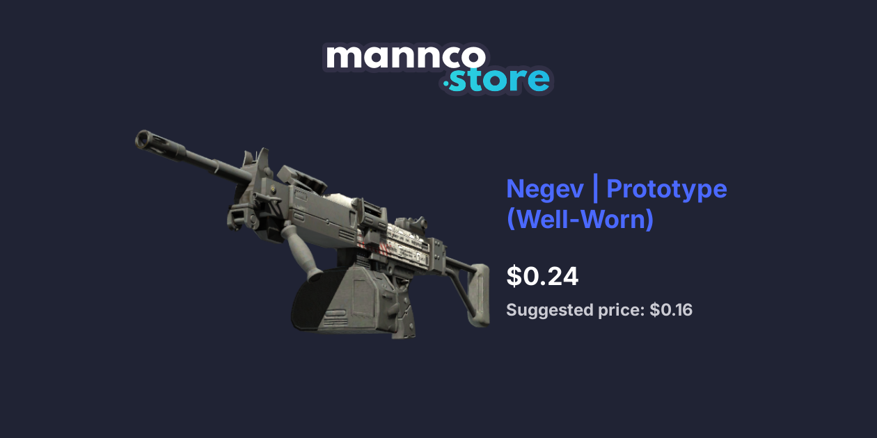 Negev | Prototype (Well-Worn) | Mannco.store