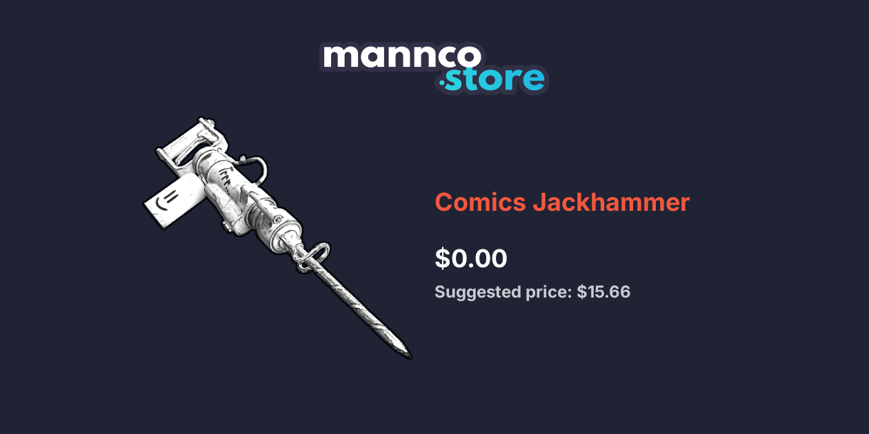 Comics Jackhammer | Mannco.store