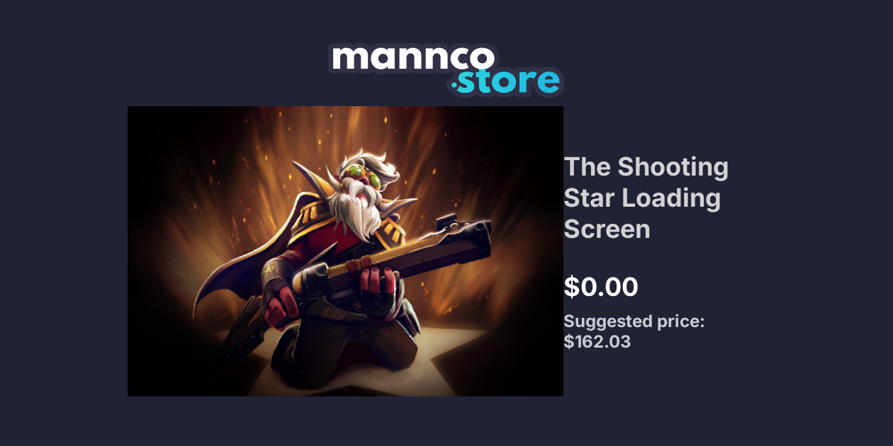 The Shooting Star Loading Screen | Mannco.store