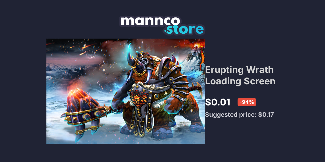 Erupting Wrath Loading Screen | Mannco.store