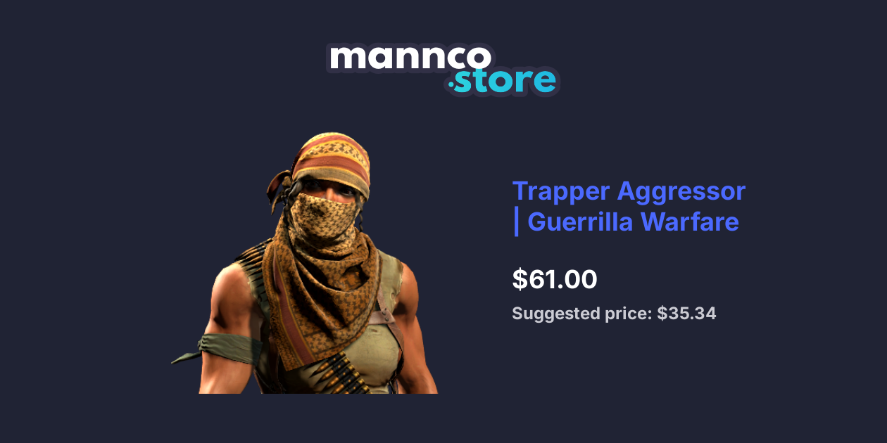 Trapper Aggressor | Guerrilla Warfare | Mannco.Store