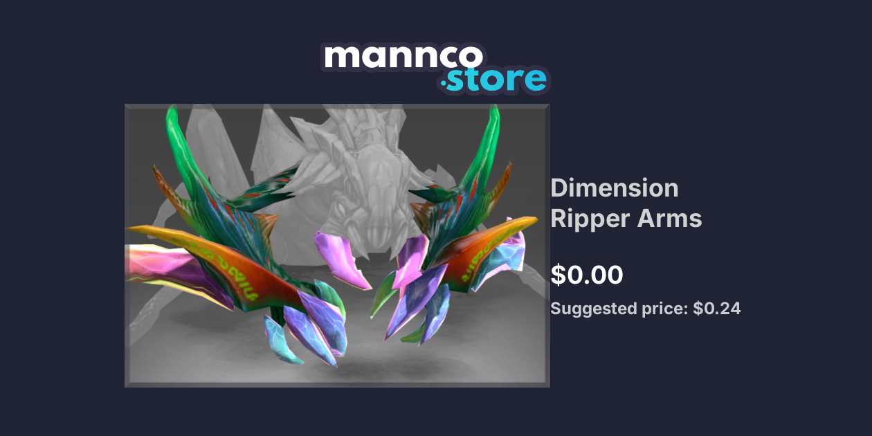Dimension Ripper Arms | Mannco.store