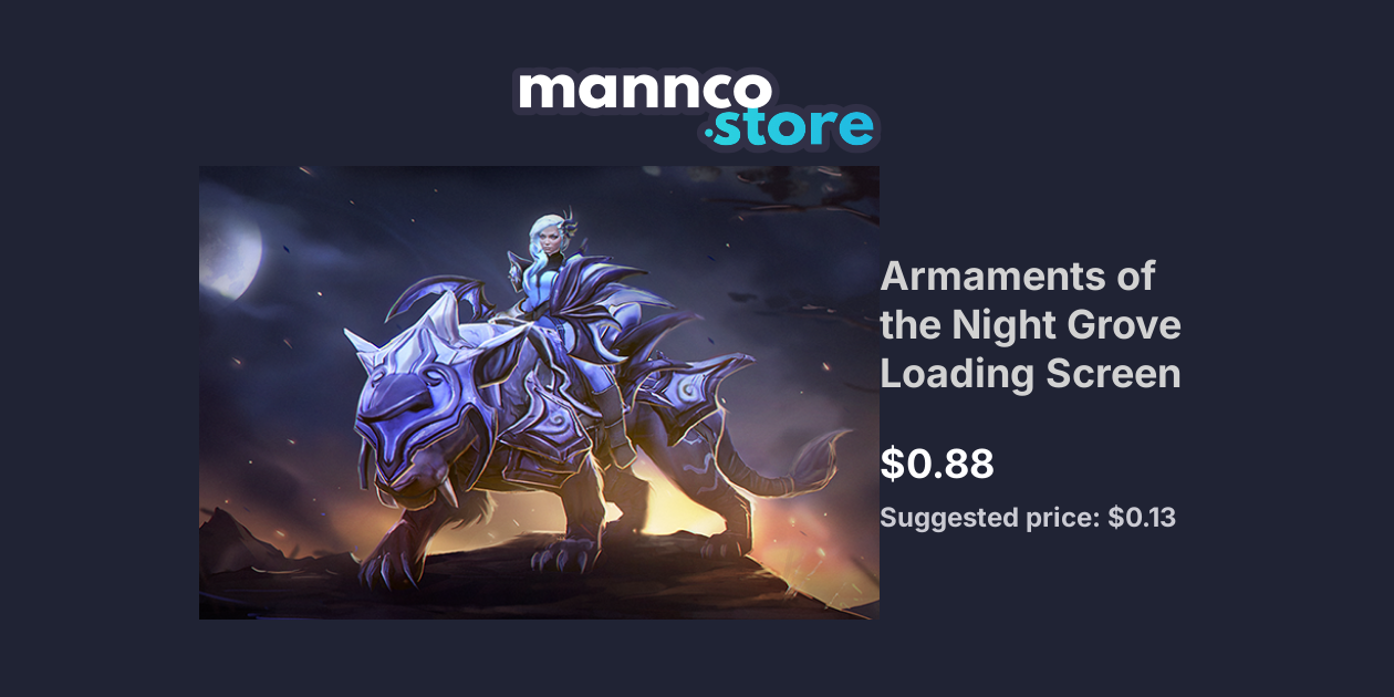 Armaments of the Night Grove Loading Screen | Mannco.store