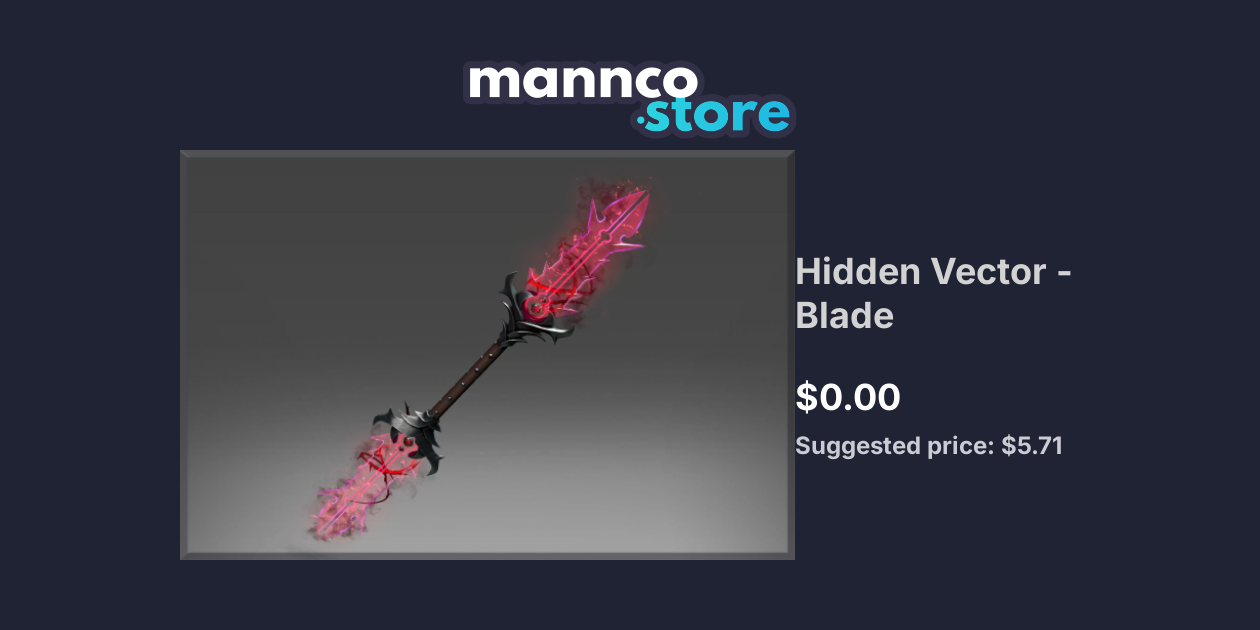Hidden Vector - Blade | Mannco.store