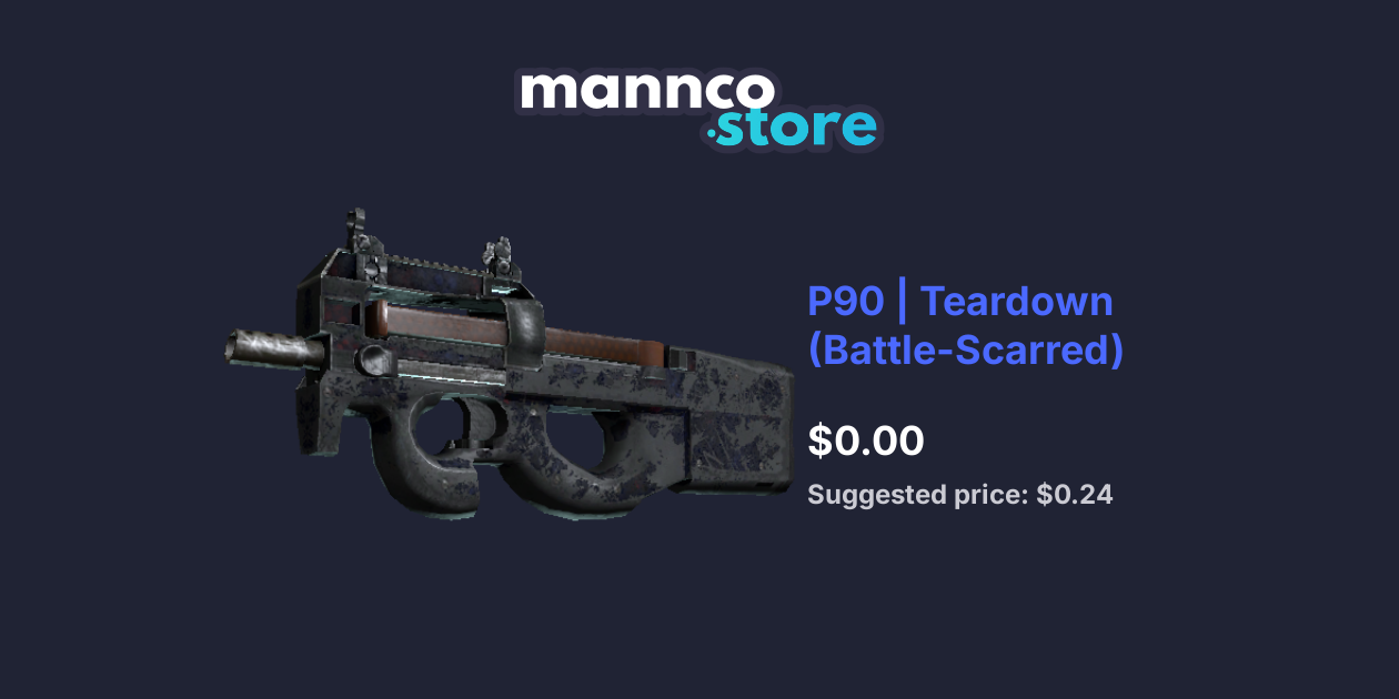 P90 | Teardown (Battle-Scarred) | Mannco.store