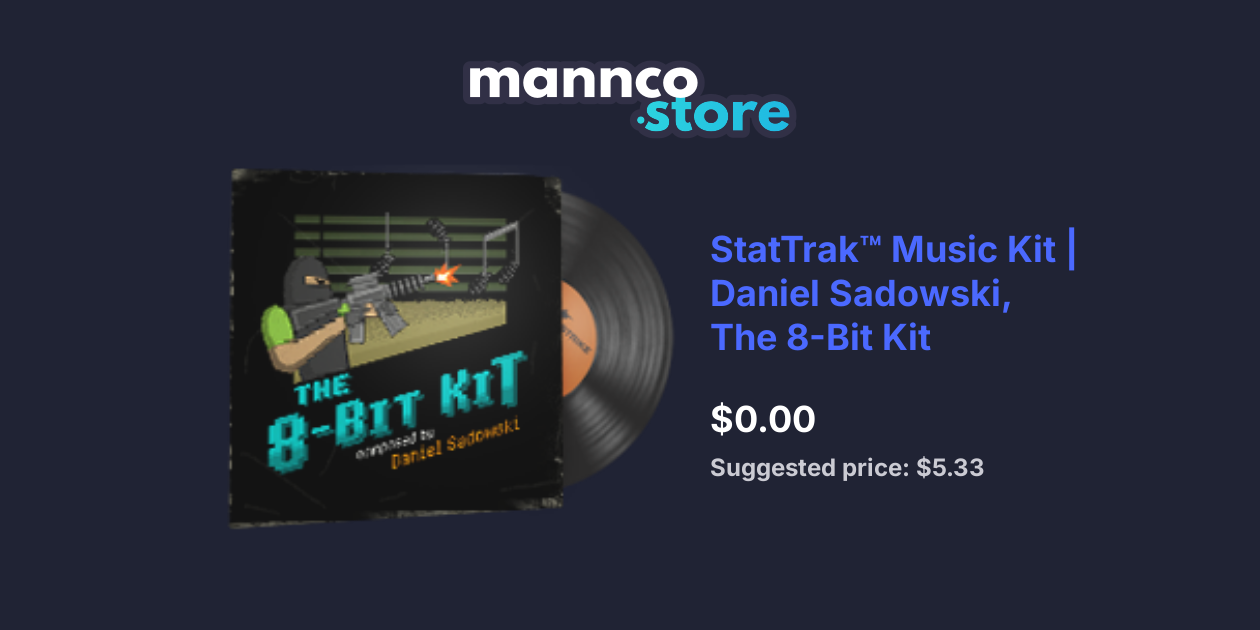 StatTrak™ Music Kit | Daniel Sadowski, The 8-Bit Kit | Mannco.store