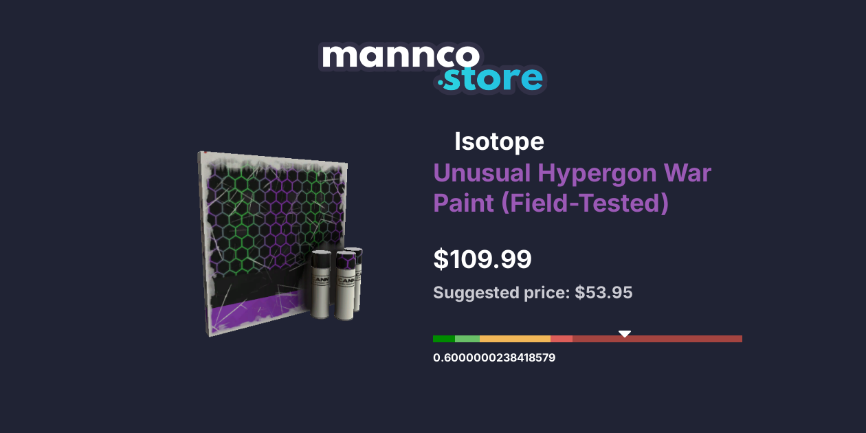 Isotope Unusual Hypergon War Paint (Field-Tested) | Mannco.store