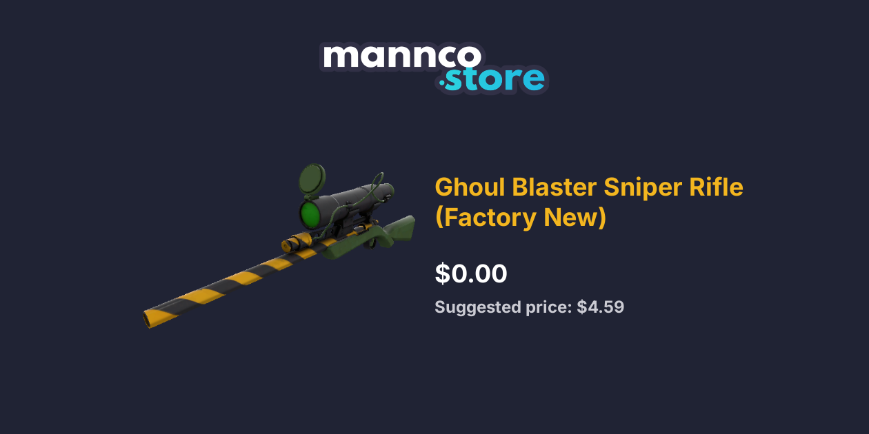 Ghoul Blaster Sniper Rifle (Factory New) | Mannco.store