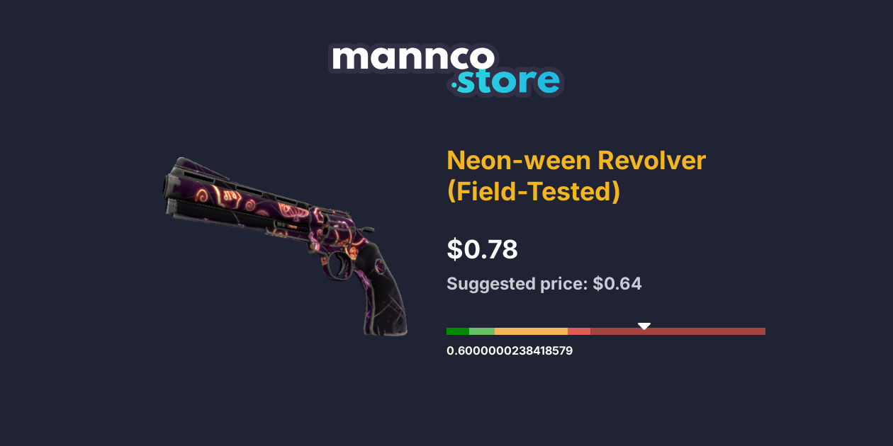 Neon-ween Revolver (Field-Tested) | Mannco.store