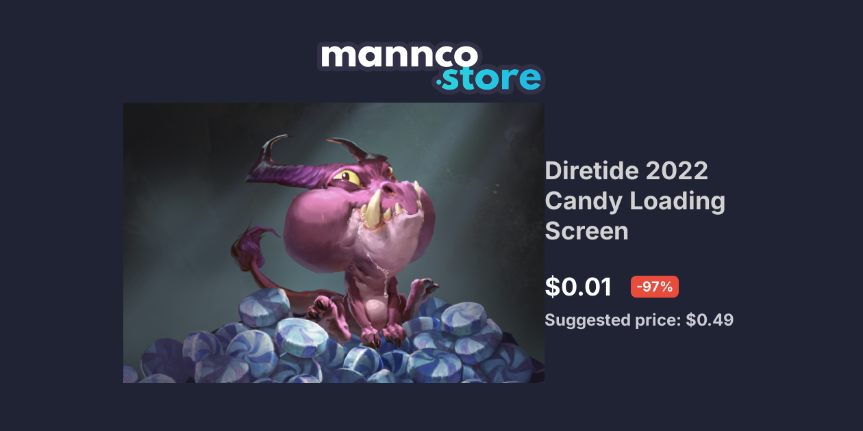 Diretide 2022 Candy Loading Screen | Mannco.store