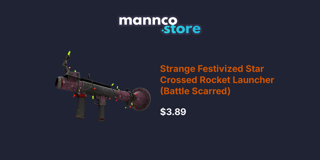 Strange Festivized Star Crossed Rocket Launcher (Battle Scarred ...