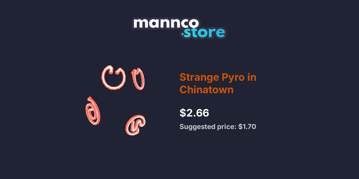 Strange Pyro in Chinatown | Mannco.store