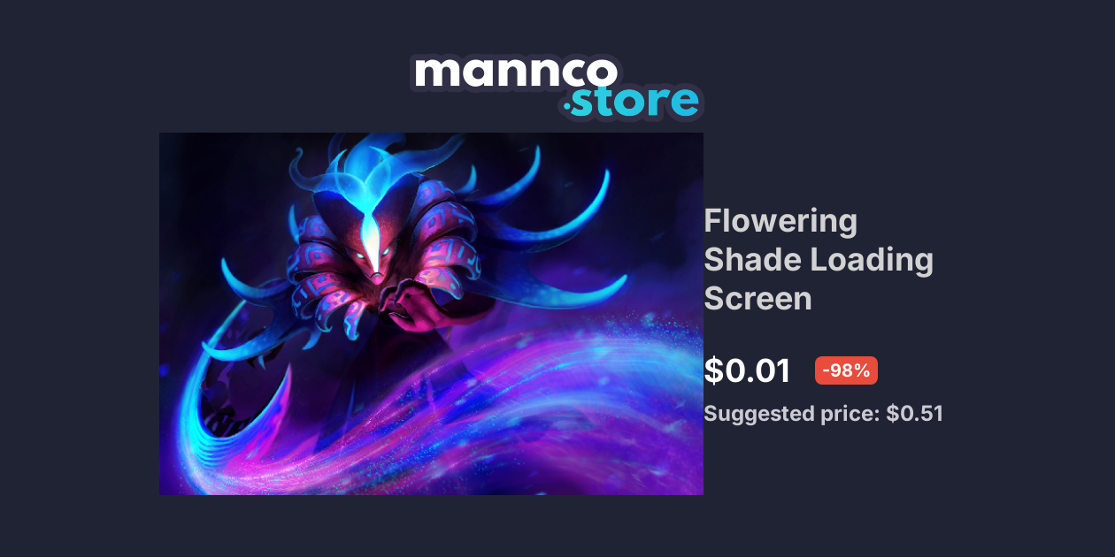 Flowering Shade Loading Screen | Mannco.store