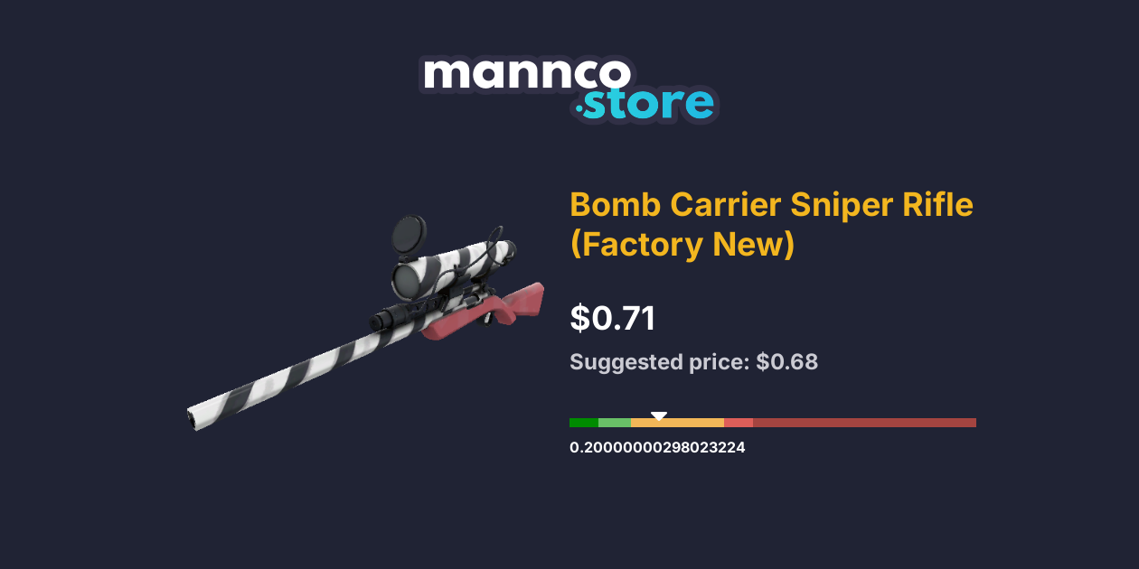 Bomb Carrier Sniper Rifle (Factory New) | Mannco.store