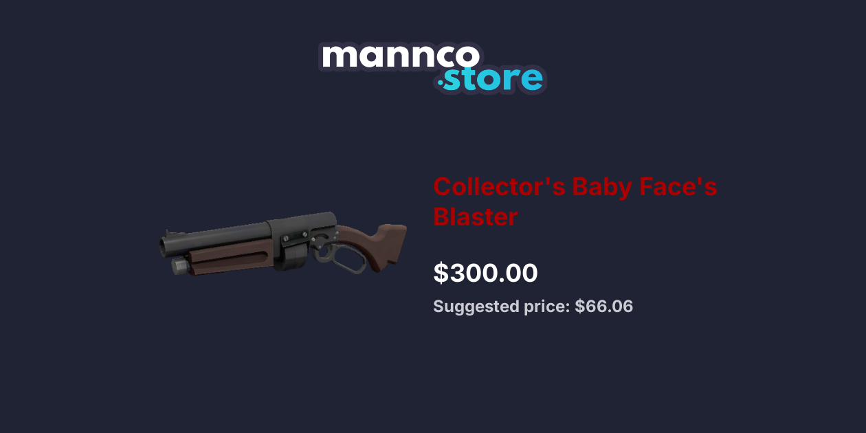 Collector s Baby Face s Blaster | Mannco.store