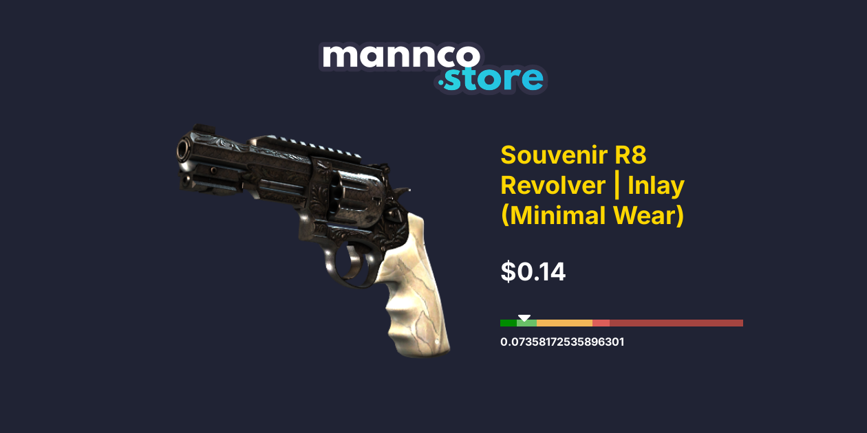 Souvenir R8 Revolver | Inlay (Minimal Wear) | Mannco.store
